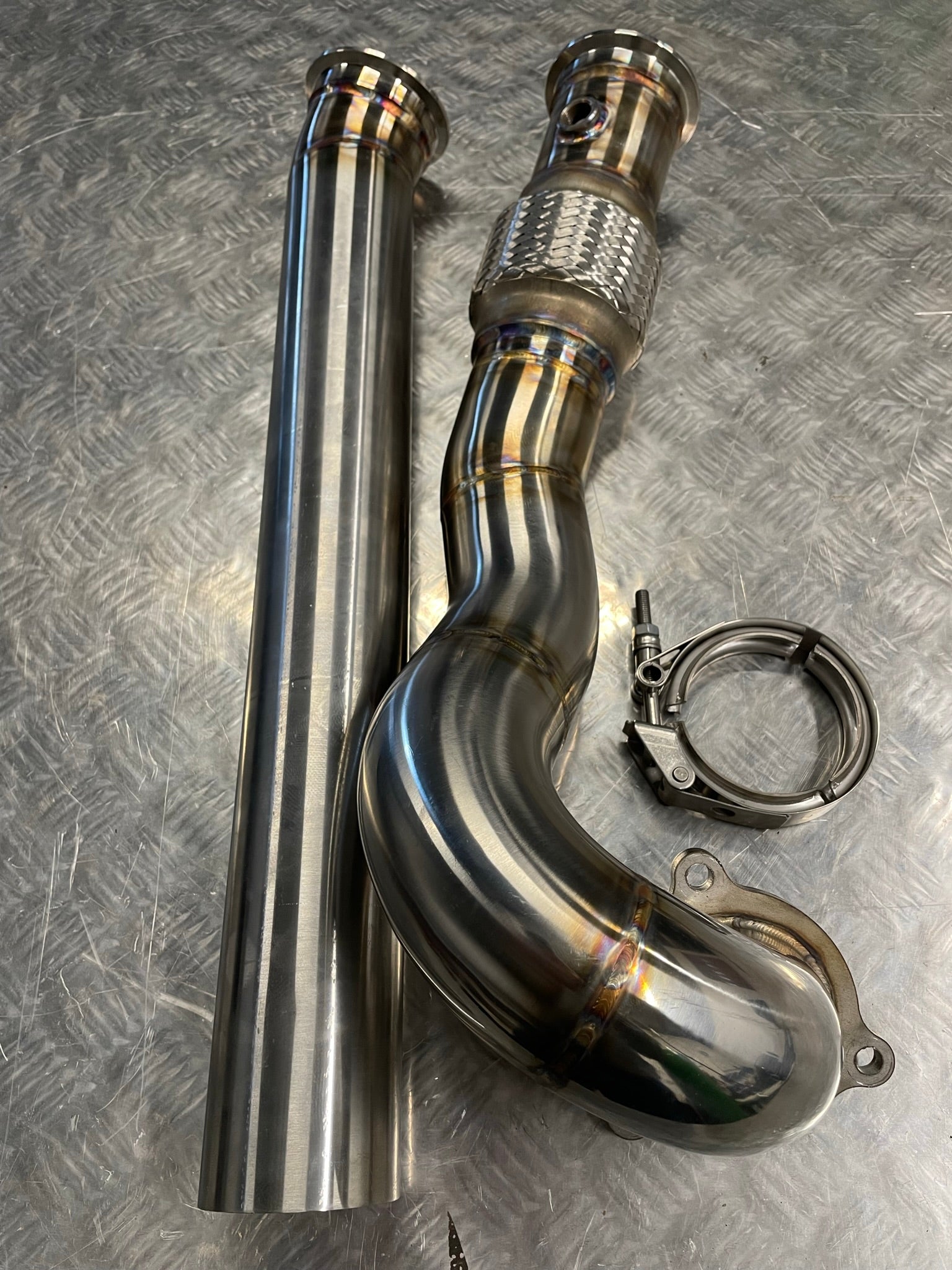 Golf MK4 1.8T K04 Turbo conversion 3" DeCat Downpipe